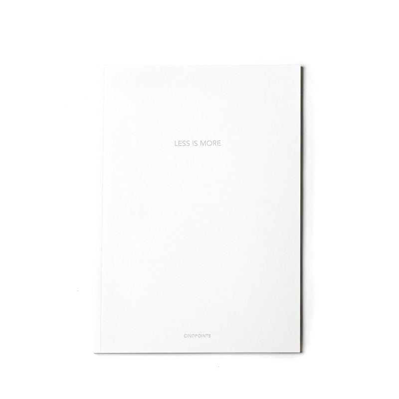 "Less Is More" Notebook – Birmingham Stationery